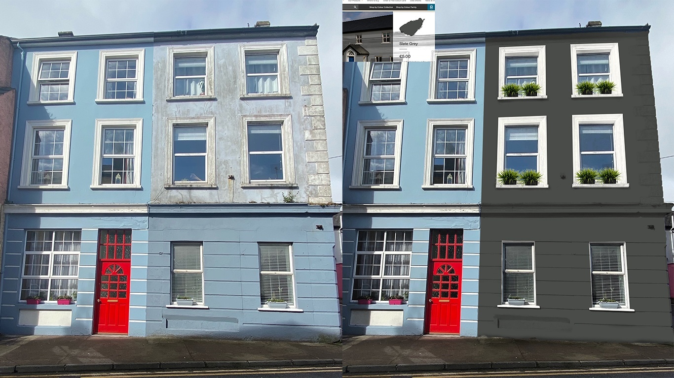 Photoshop brand NEW colour on a building - Beatless Design